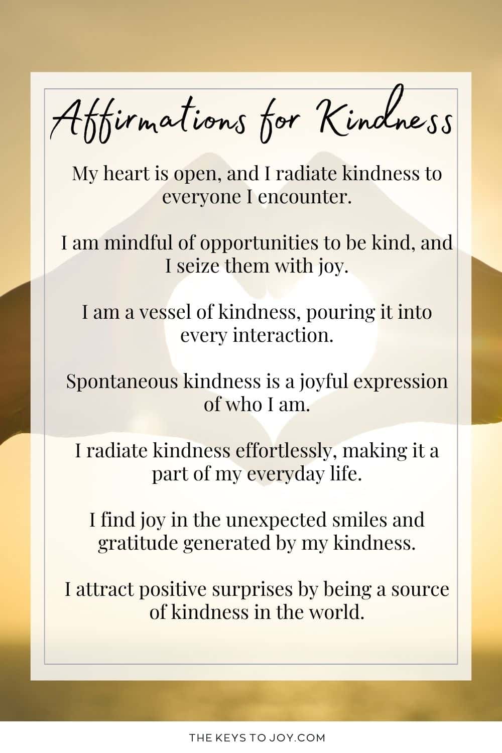 175 Daily Affirmations for Kindness to Inspire You Today!