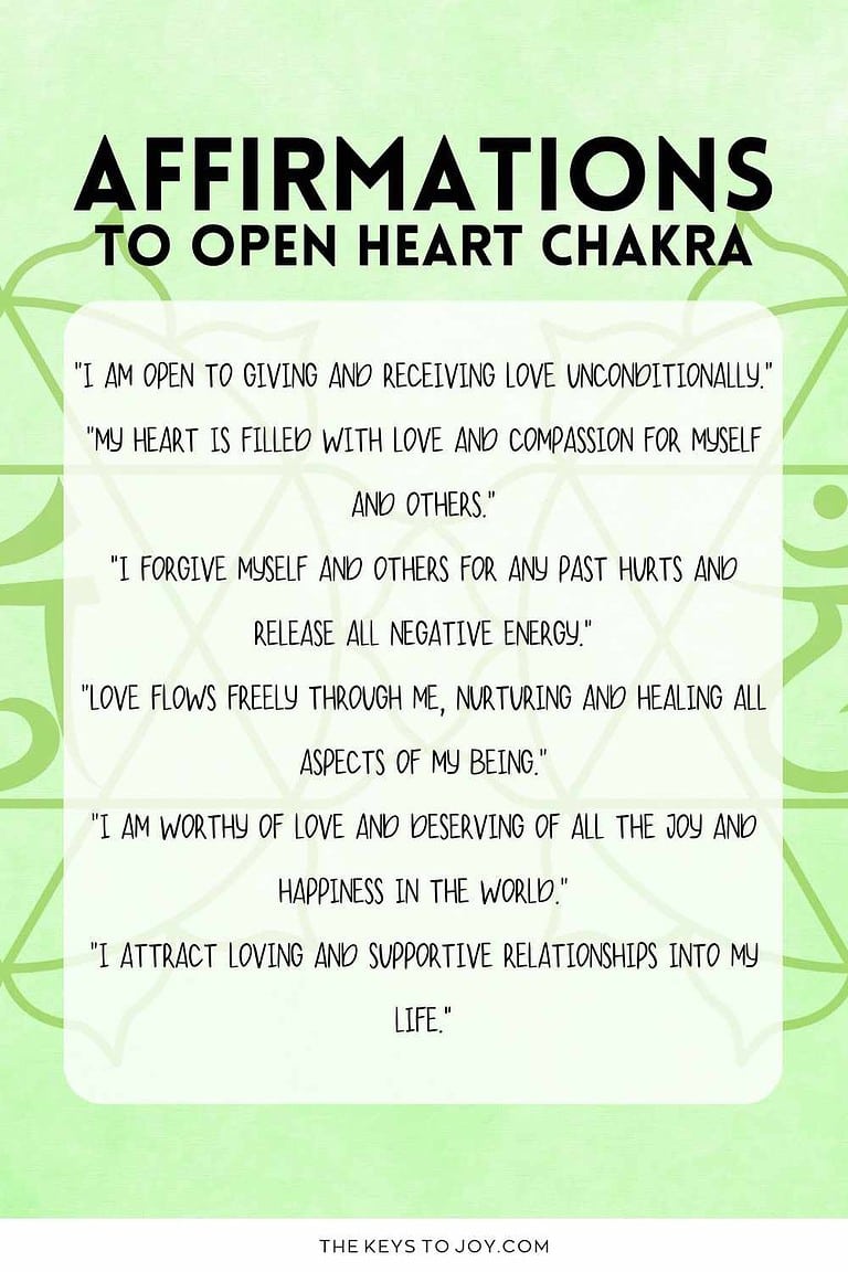 111 Heart Chakra Affirmations For Love, Joy & Compassion