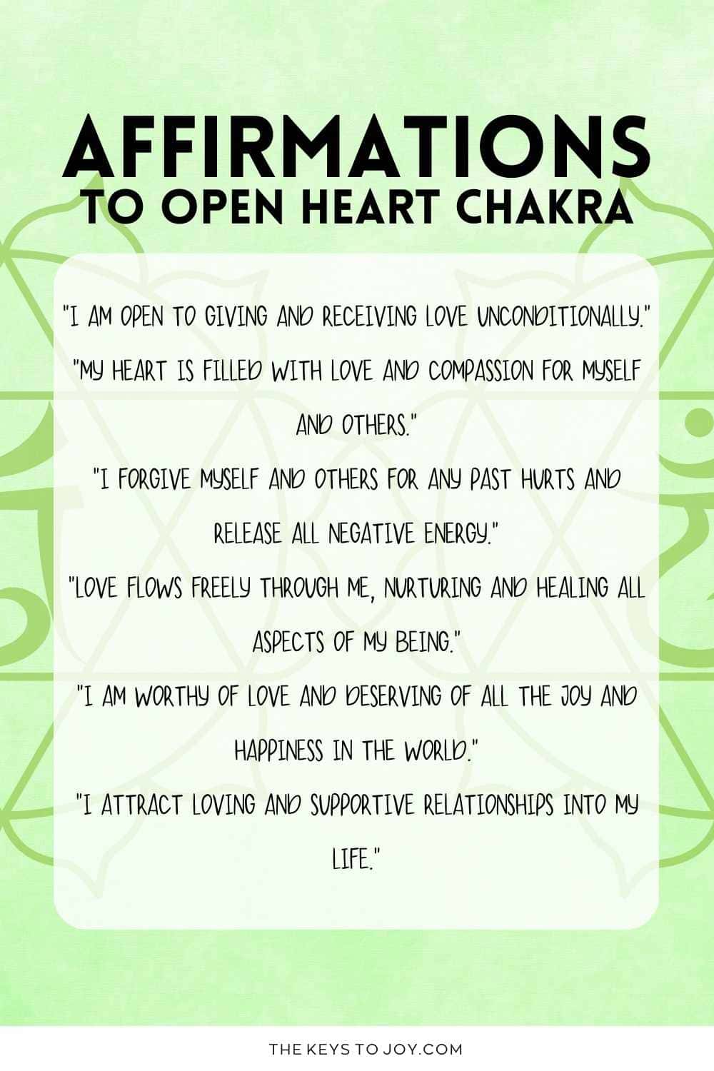 111 Heart Chakra Affirmations For Love, Joy & Compassion