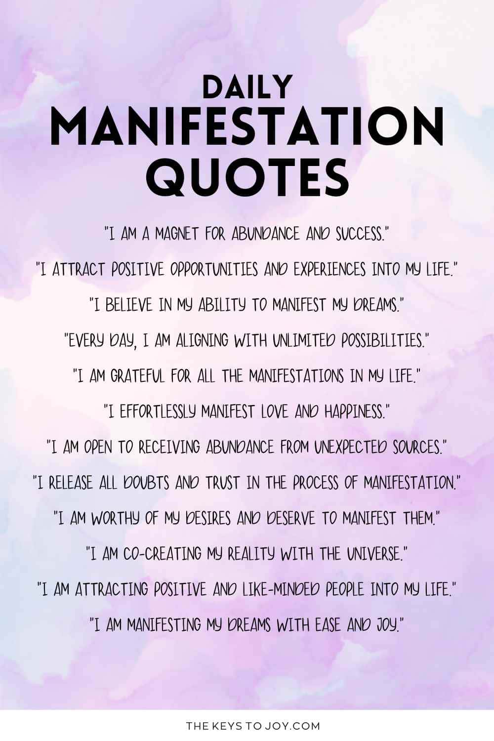 101 Manifesting Quotes For Daily Inspiration