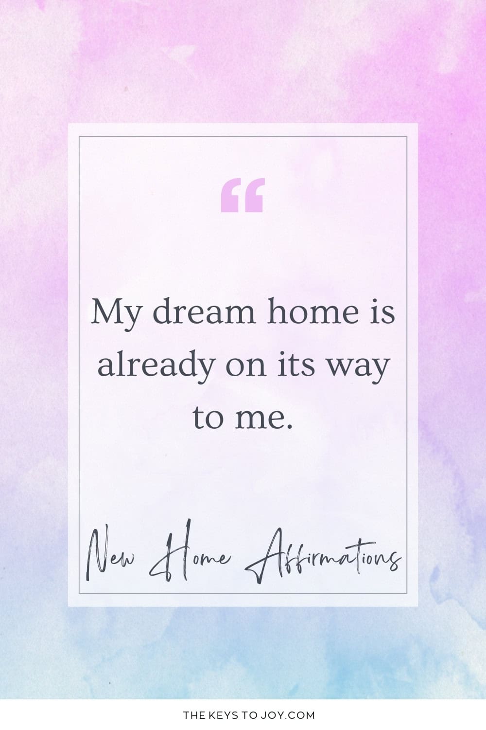 160 Affirmations for a New Home: Manifest Your Dream House!