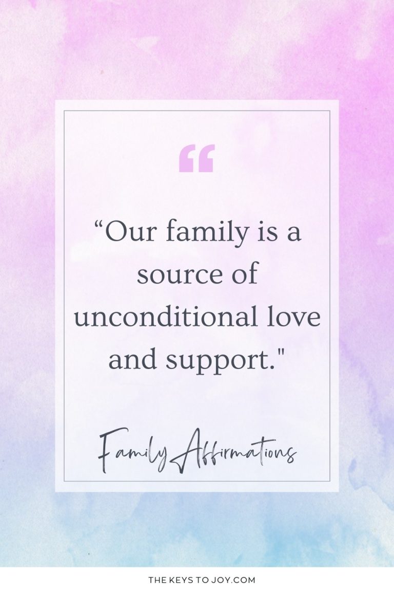 150 Affirmations For Family To Strengthen Bonds & Be Happy