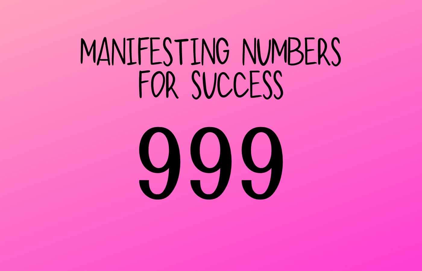 Manifesting Numbers: Attract Love, Money, Success Now!