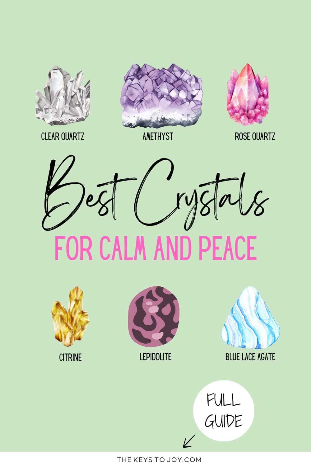 Top 30 Best Crystals for Calm and Peace: Healing the Mind