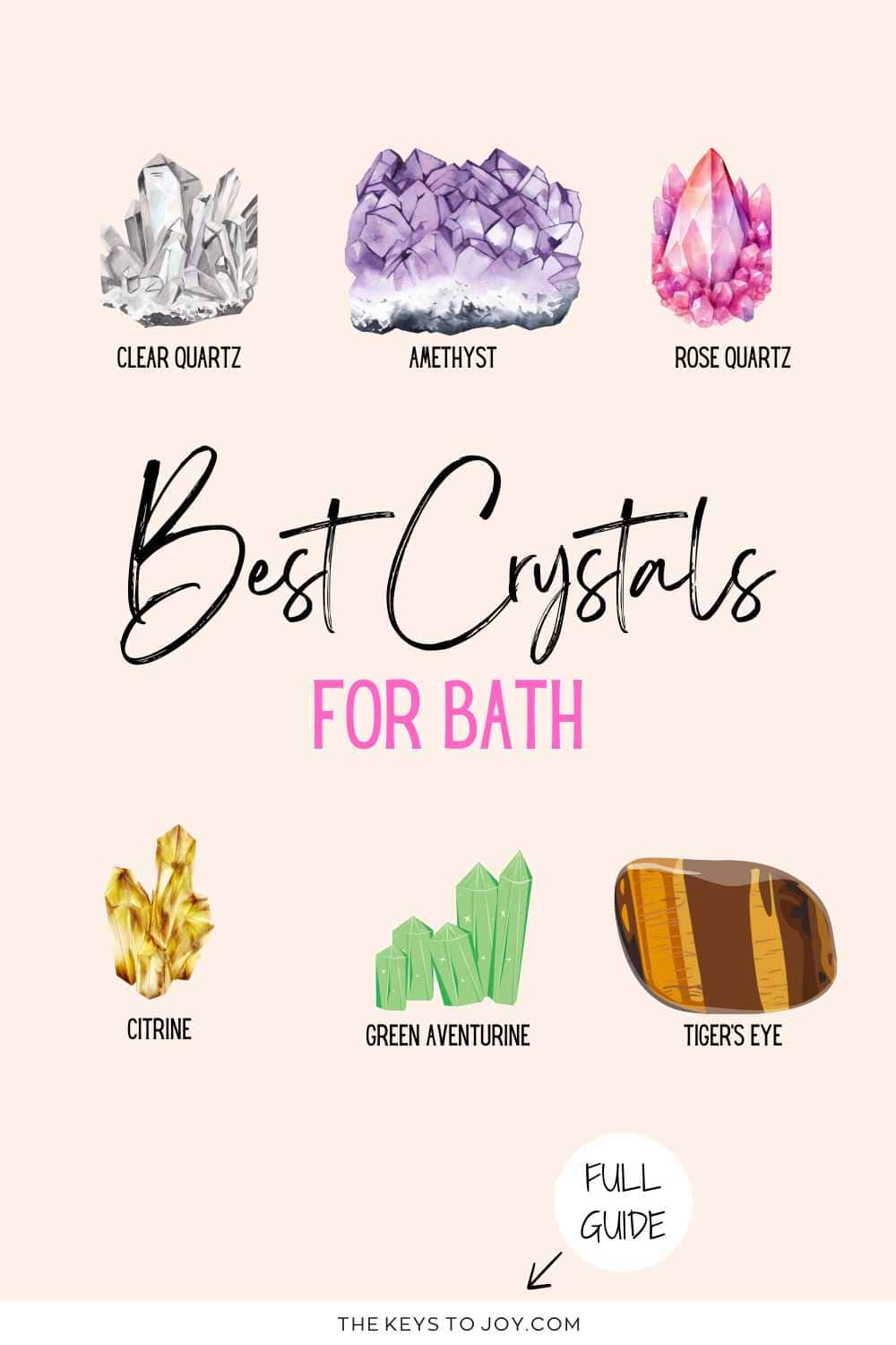 Top 20 Best Crystals for Bath Wellness & Harmony
