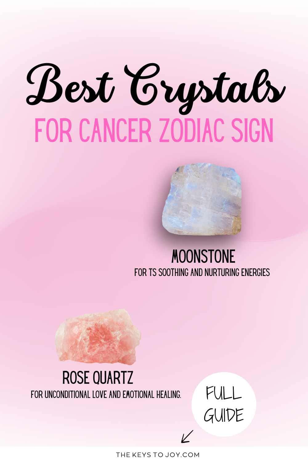 Top 20 Best Crystals for Cancers: Healing Gemstones