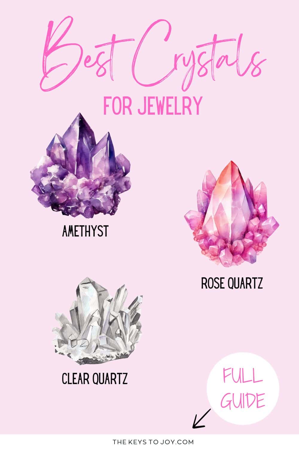 15 Best Crystals for Jewelry to Wear for Healing Energy