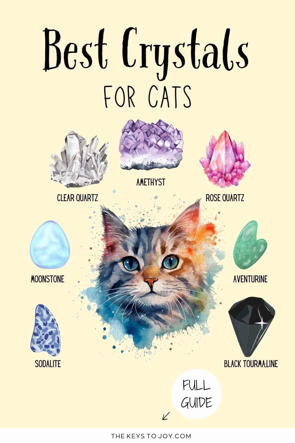 Top Best 20 Crystals for Cats (Crystal Healing Guide)