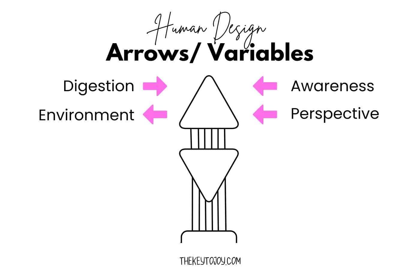The Best Human Design Arrows/ Four Variables Guide - The Keys To Joy