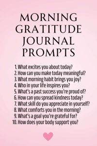 Gratitude Journal Prompts: 30 Day Gratitude Challenge