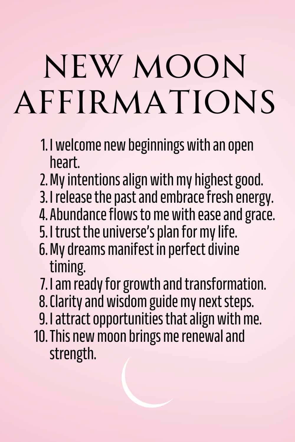 New Moon Quotes for Fresh Beginnings and Growth