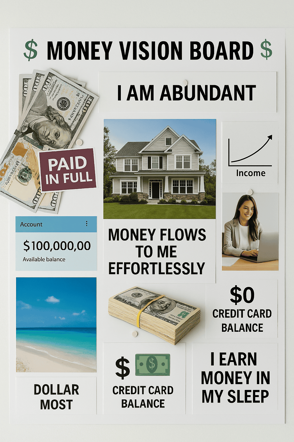 21 Money Vision Board Ideas to Attract Wealth Fast