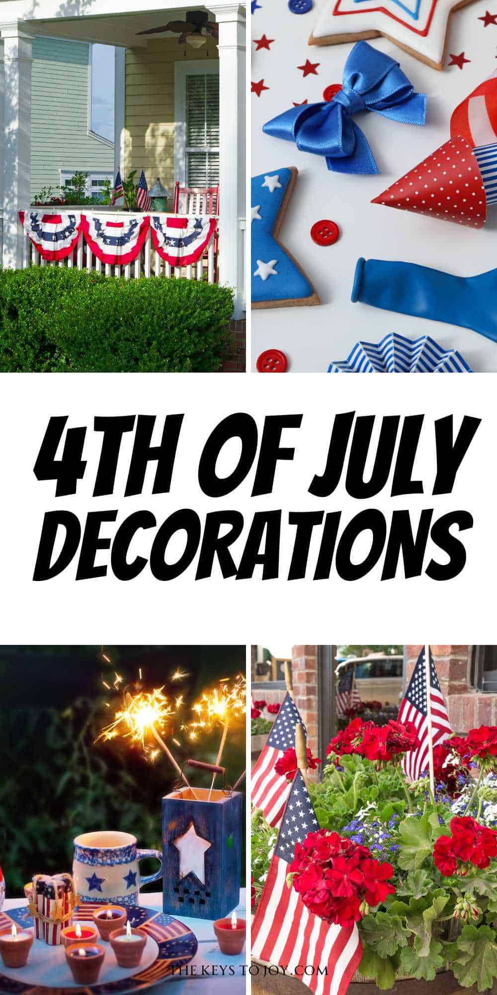 4th of July Decorations for Fun Celebrations Indoors & Out 🌟