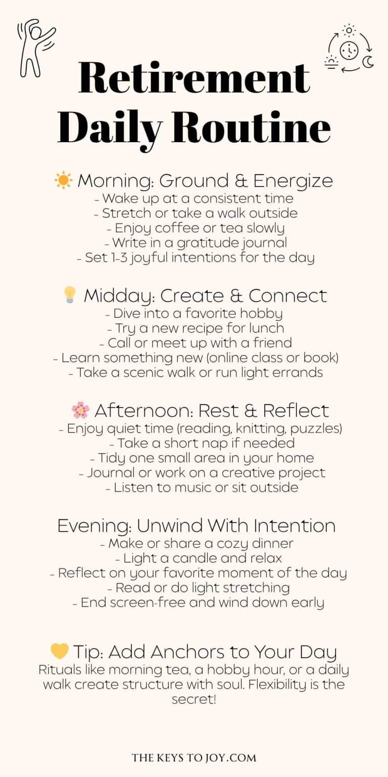 50+ Retirement Daily Routine Ideas You’ll Love 💛