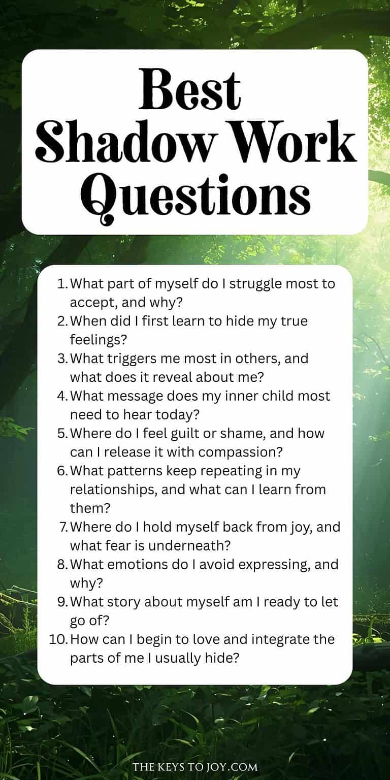 100+ Shadow Work Questions To Transform Your Life 💫