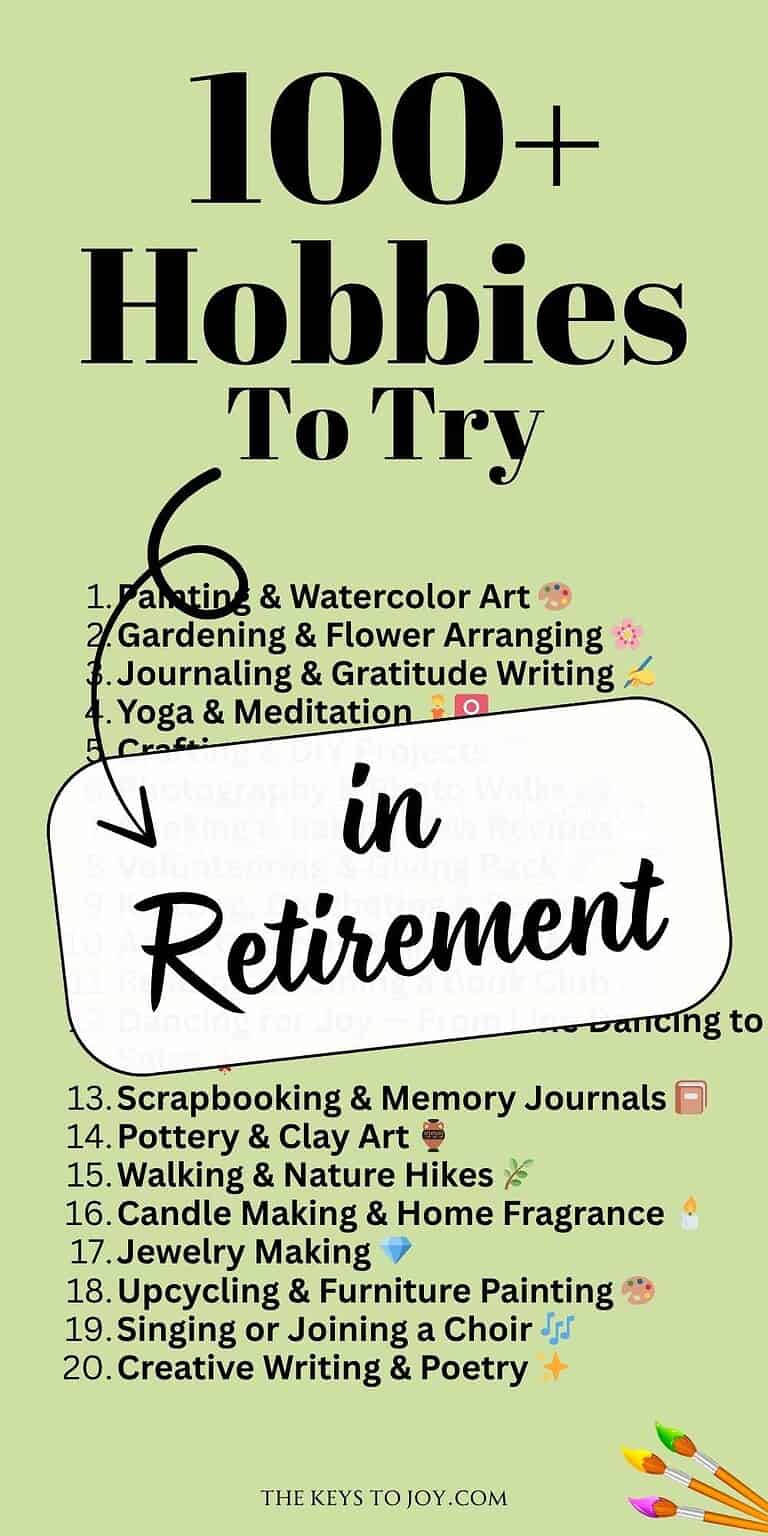 Creative & Fun Hobbies for Retired Women to Try Now 🎨