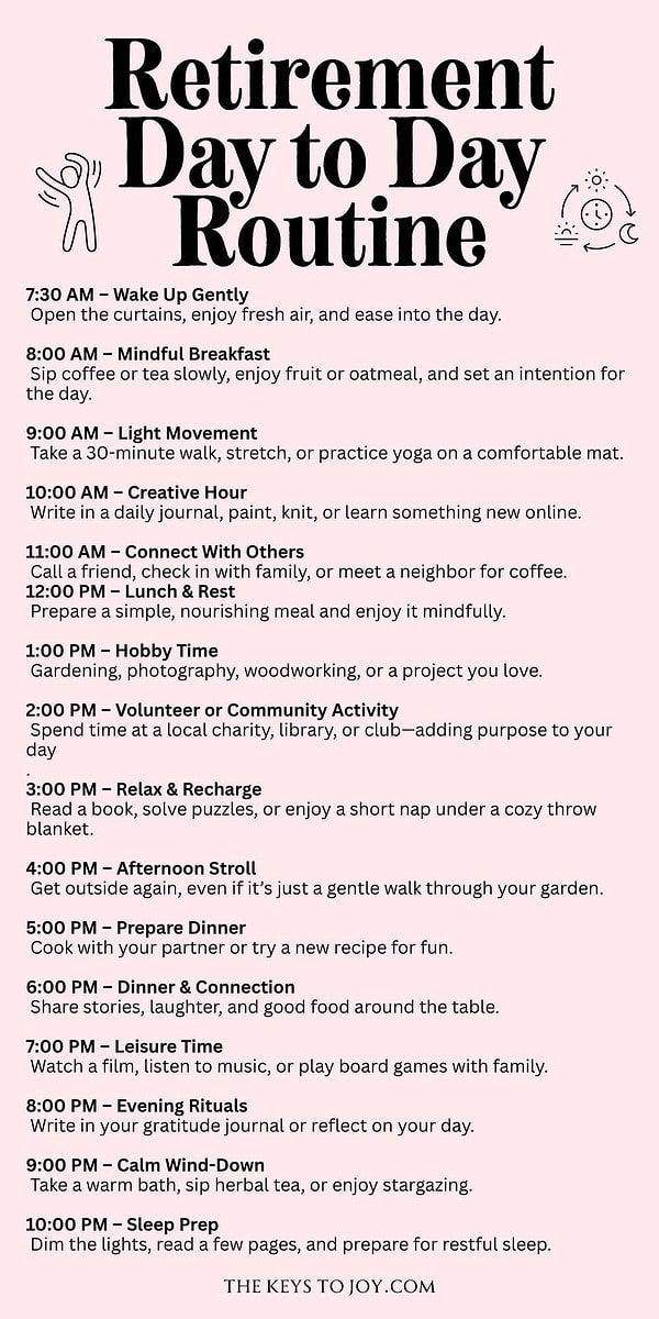 Retirement Day to Day Routine Ideas You’ll Love