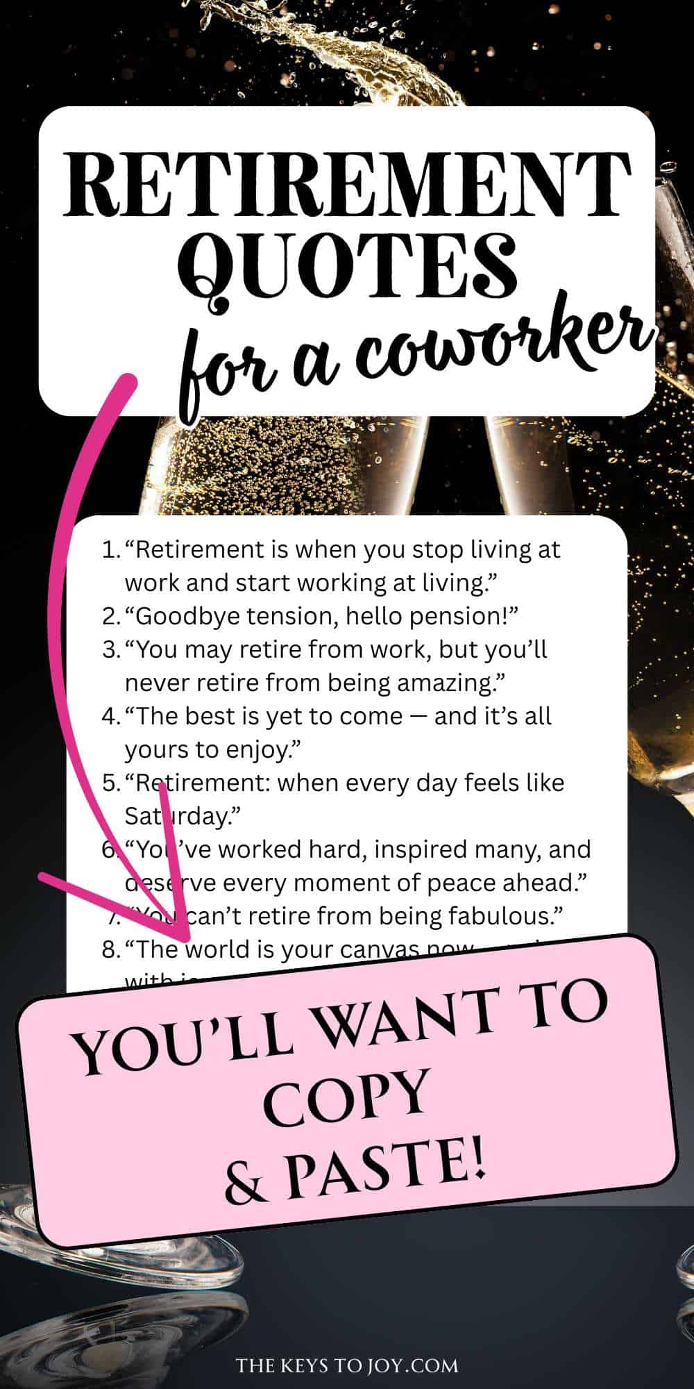 50+ Best Retirement Quotes for Coworkers They’ll Love 💛