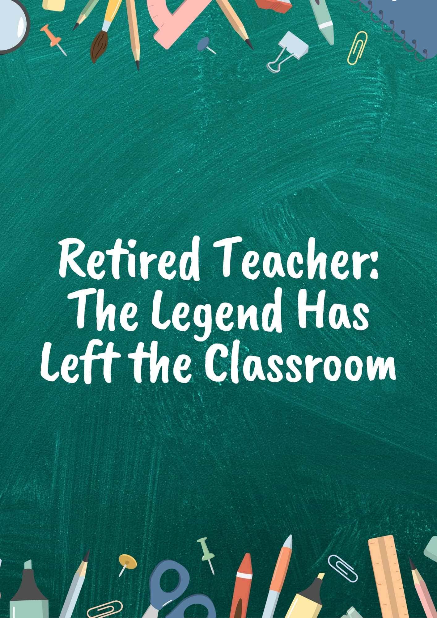 Best Retirement Poster Ideas Teachers Will Love 🎉