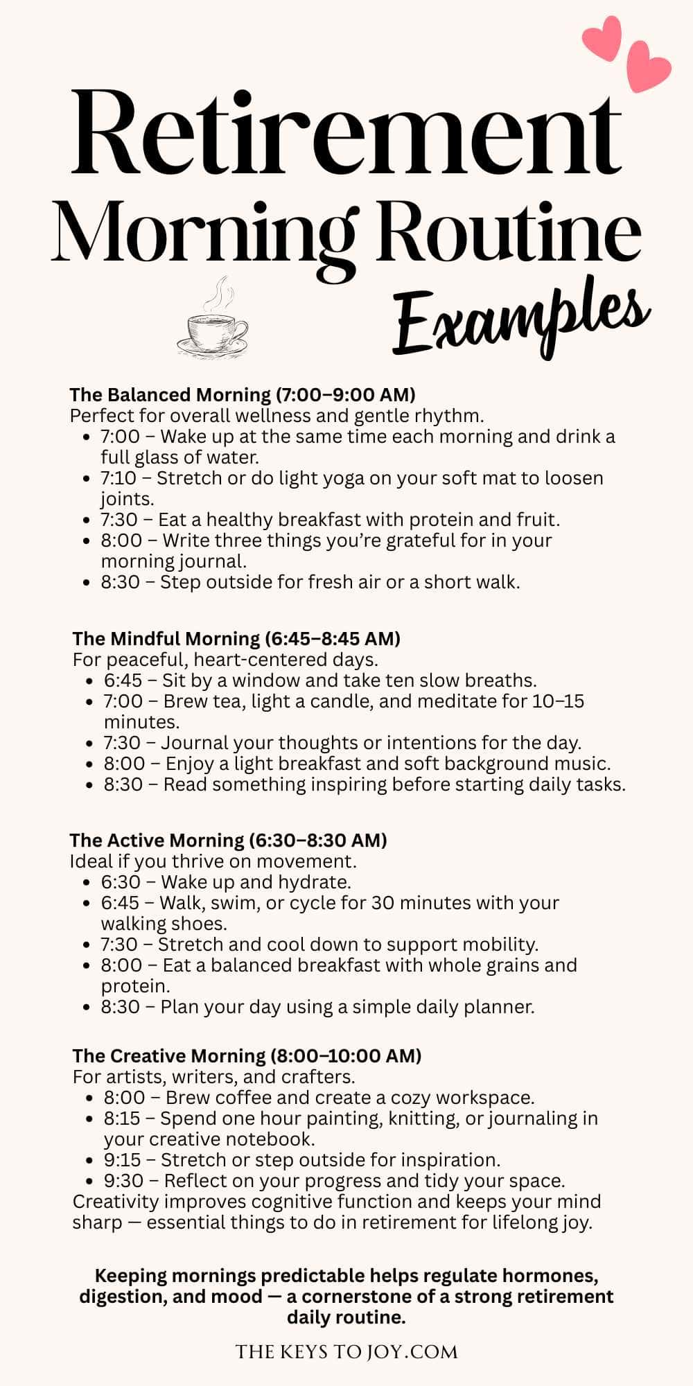 Retirement Morning Routine Ideas You’ll Love to Wake Up To 🌞