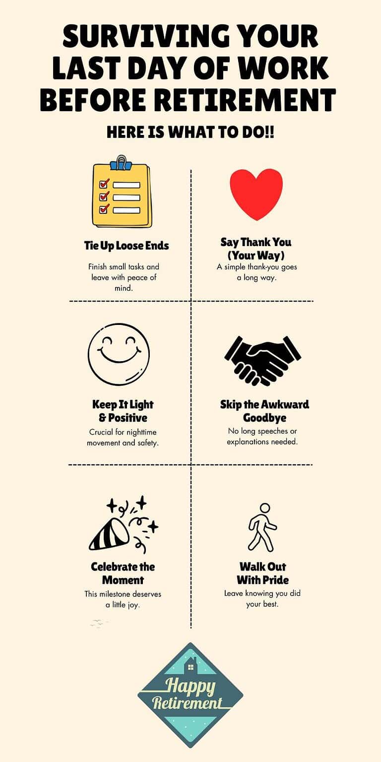Last Day of Work Before Retirement: What to Say & Do